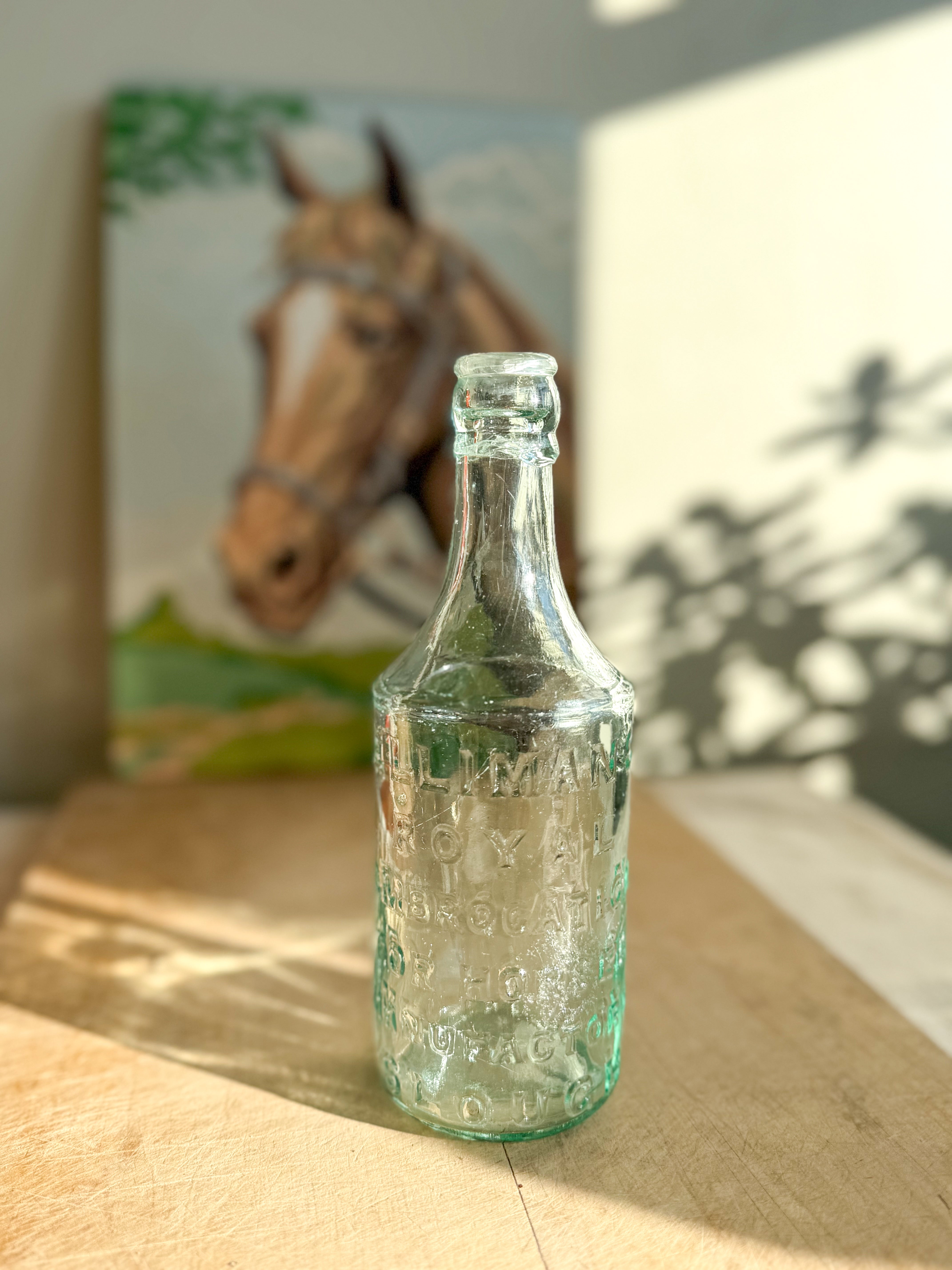 Antique Victorian Horse Embrocation Bottle – Finches & Ferns